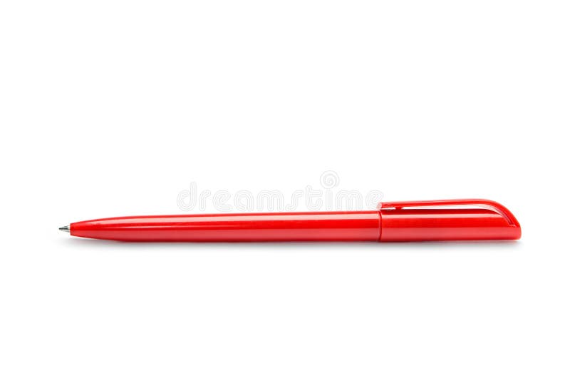 Red pen stock image. Image of business, letter, office - 4710743