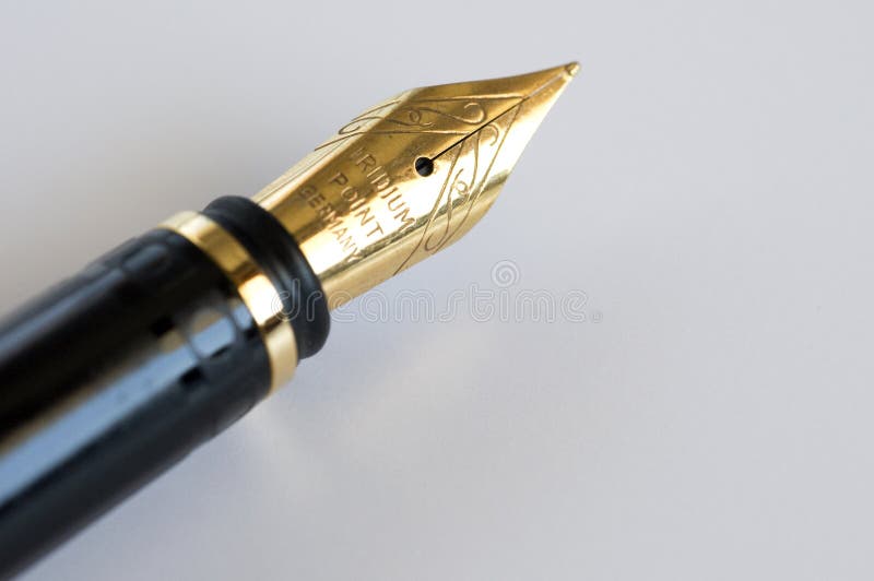 Pen and ink stock photo. Image of macro, education, style - 15363582