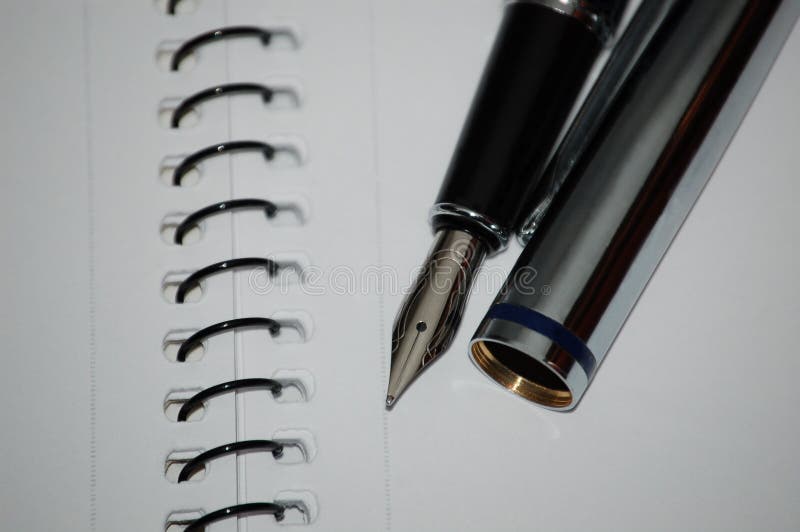 A pen and a signature stock photo. Image of indenture - 21182892