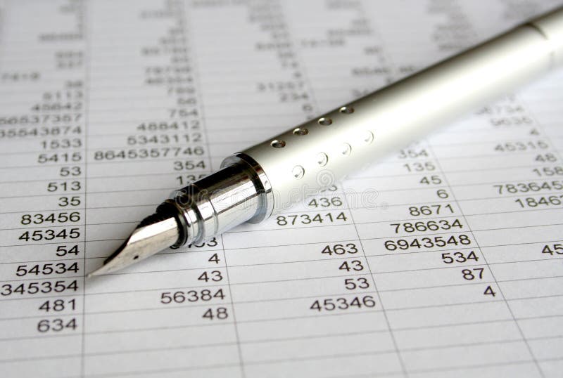 Pen stock photo. Image of growth, indicator, numbers, economy - 8506722