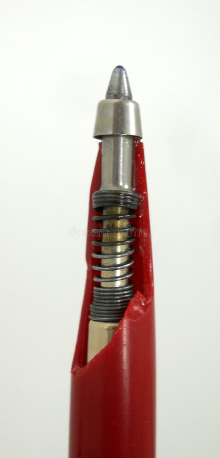 Pen stock image. Image of macro, ballpoint, front, interior - 40560543