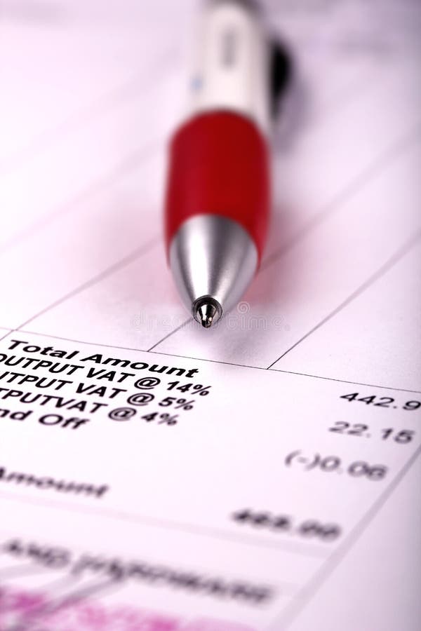 Billing Note stock photo. Image of business, value, info - 18247912