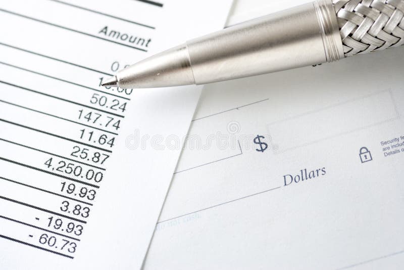 Writing a check stock photo. Image of checking, business - 5838488