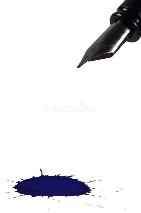 Red ink blot stock image. Image of droplet, spot, isolated - 26694087