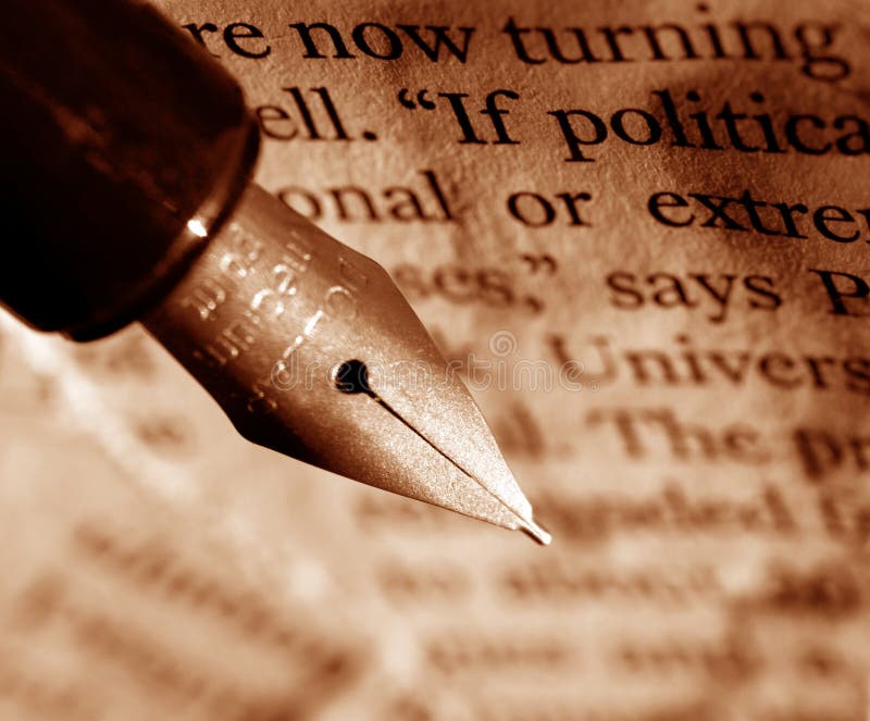 Pen and book stock photo. Image of aged, copybook, letter - 7268486