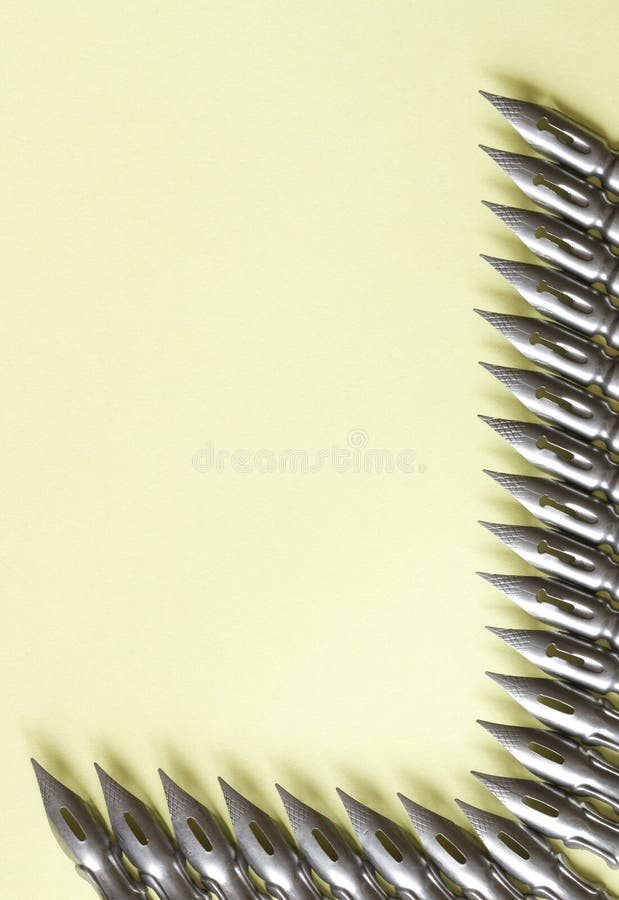 Pen border stock image. Image of message, news, paper - 8598545