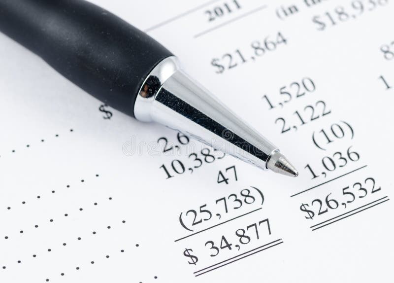 The bottom line ! stock photo. Image of dividend, cash - 18205172