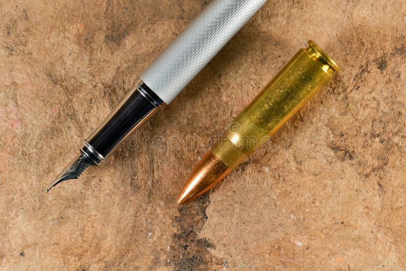 Bullet fountain pen stock image. Image of copy, cartridge - 20604439