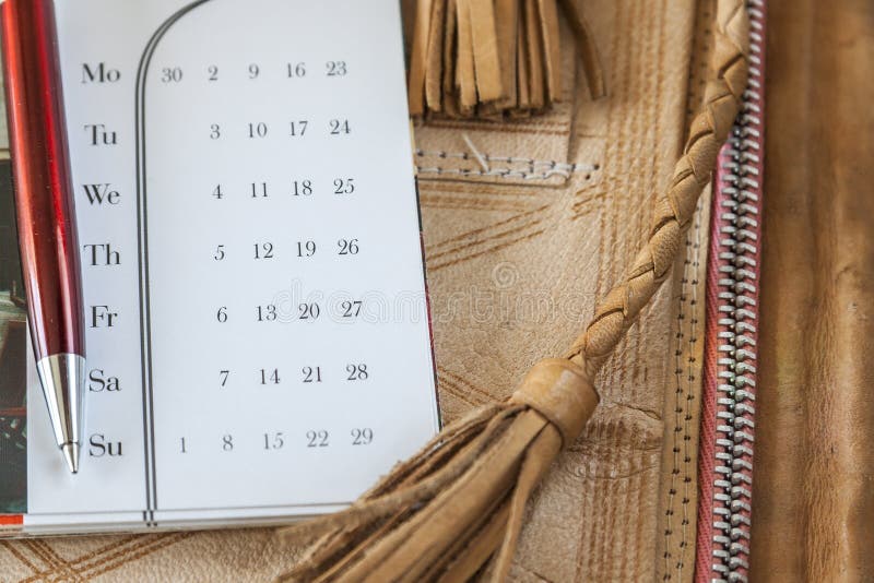 Pen and Calendar on Leather Folder Stock Image - Image of time, folder ... Pen and Calendar on Leather Folder Stock Image - Image of time, folder ...