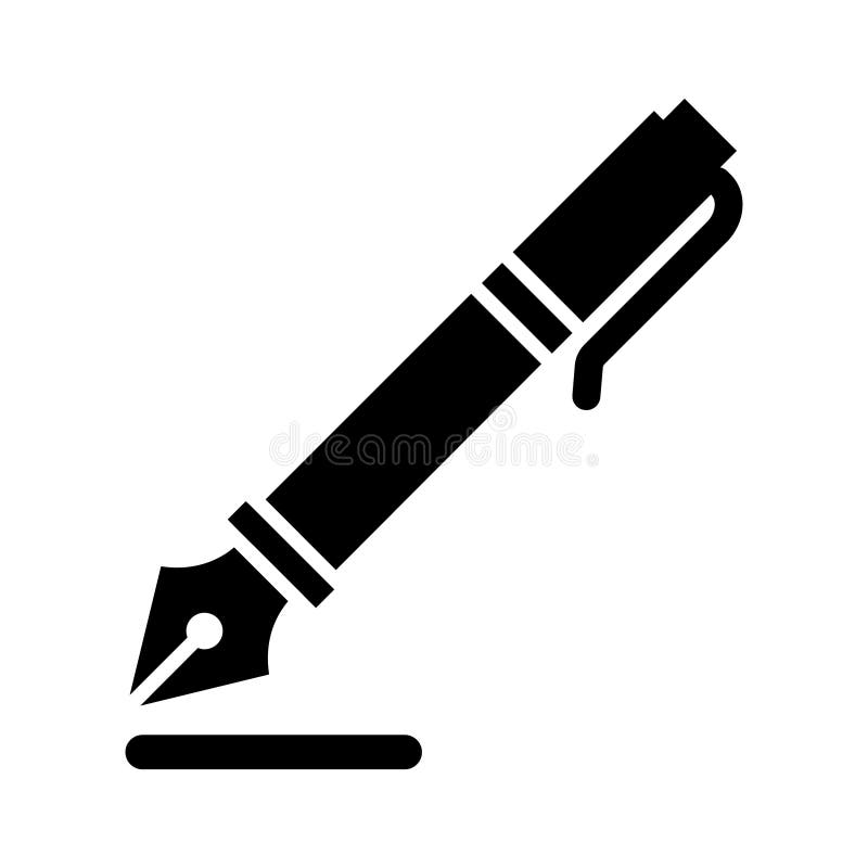 Pen, Calligraphy Pen, Calligraphy, Drawing Fully Editable Vector Icon ...