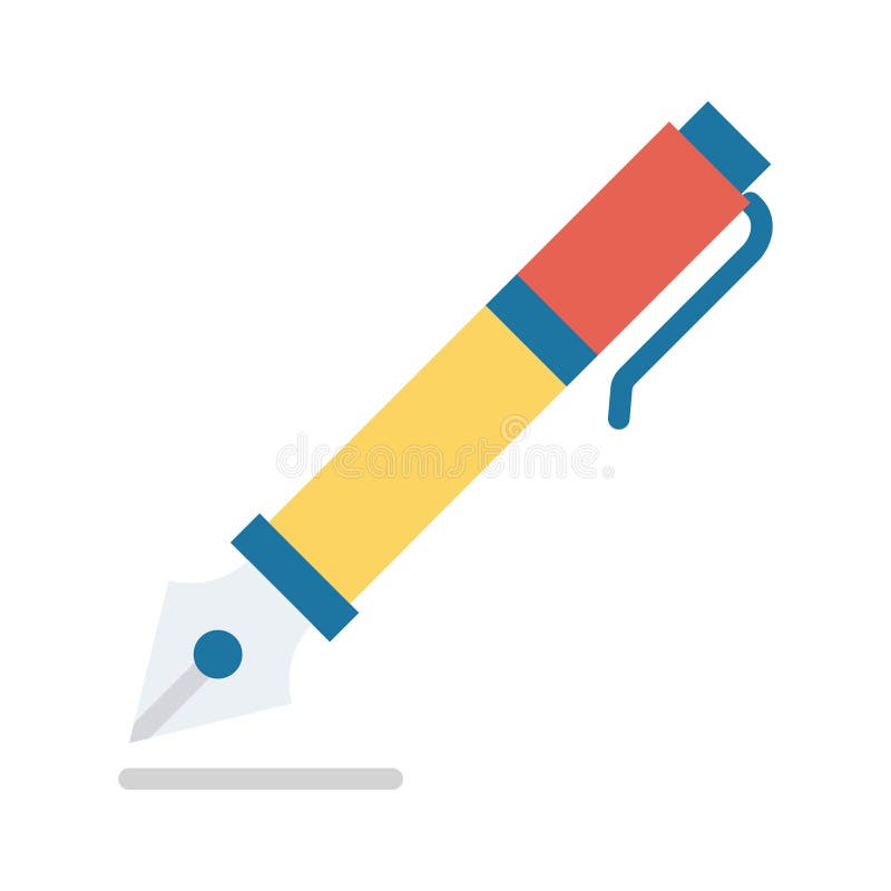 Pen, Calligraphy Pen, Calligraphy, Drawing Fully Editable Vector Icon ...