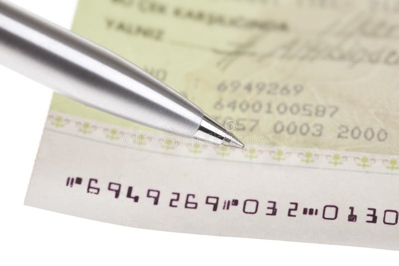 Commercial Bank Checks. stock image. Image of assortment - 5011297