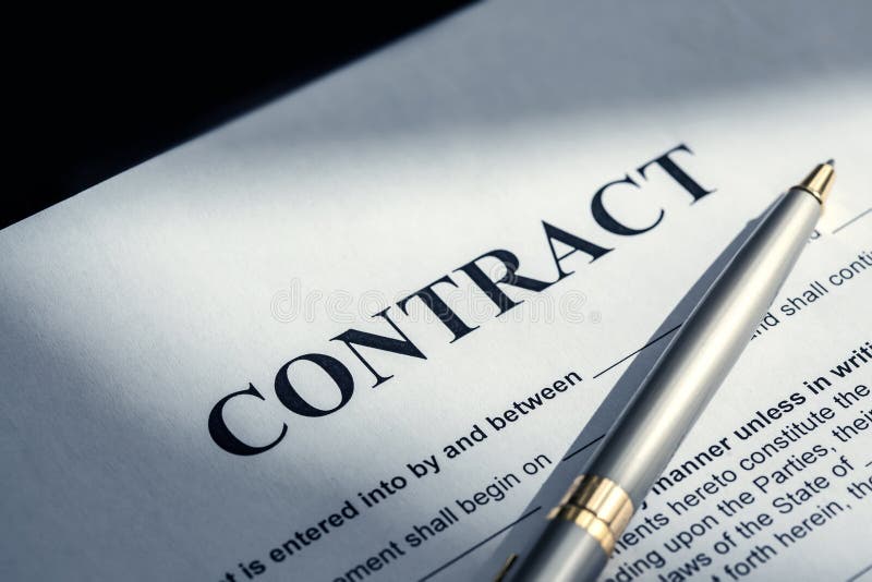 Pen on contract papers stock photo. Image of ballpoint - 43533932
