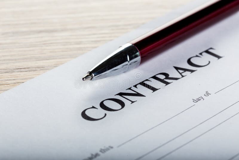 Pen and contract papers stock image. Image of papers - 70986635