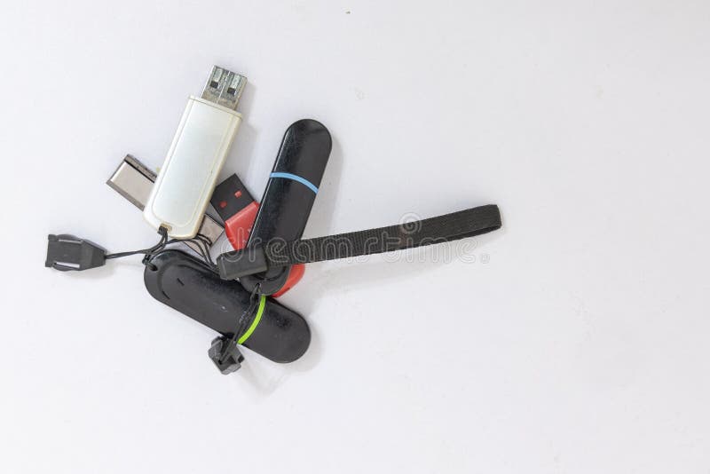 Pen Drives Also Called Flash Drives Used To Store Data Stock Photo ...