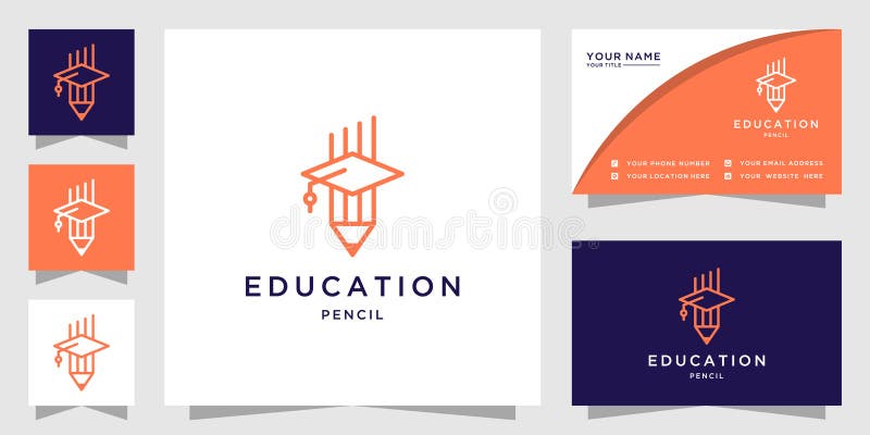 Pen education logo design stock vector. Illustration of inspiration ...