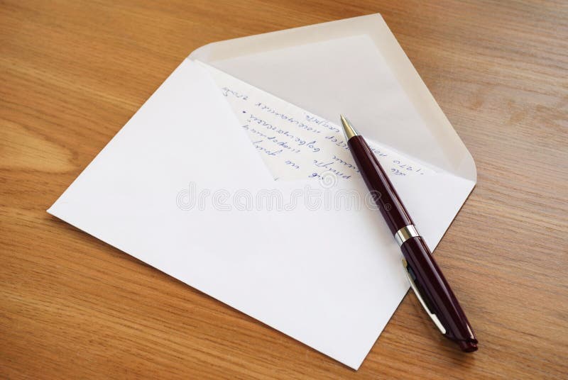 Pen en document stock afbeelding. Image of zaken, nieuws - 17856143