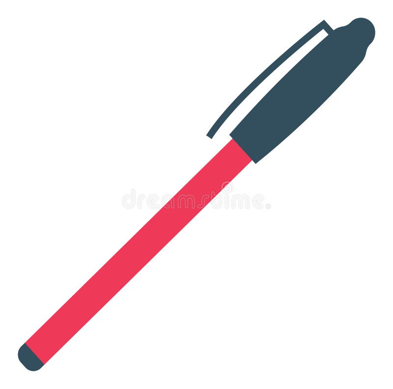 Single Red Marker Pen Stock Illustrations – 208 Single Red Marker Pen ...