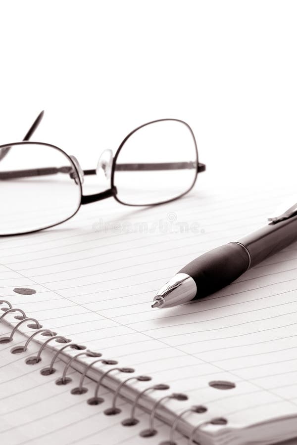 Spiral Bound Blank Paper Open Composition Notebook Stock Image - Image ... Spiral Bound Blank Paper Open Composition Notebook Stock Image - Image ...