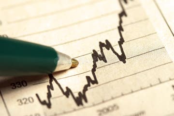 Pen and graph stock photo. Image of gain, financial, analysis - 3292482