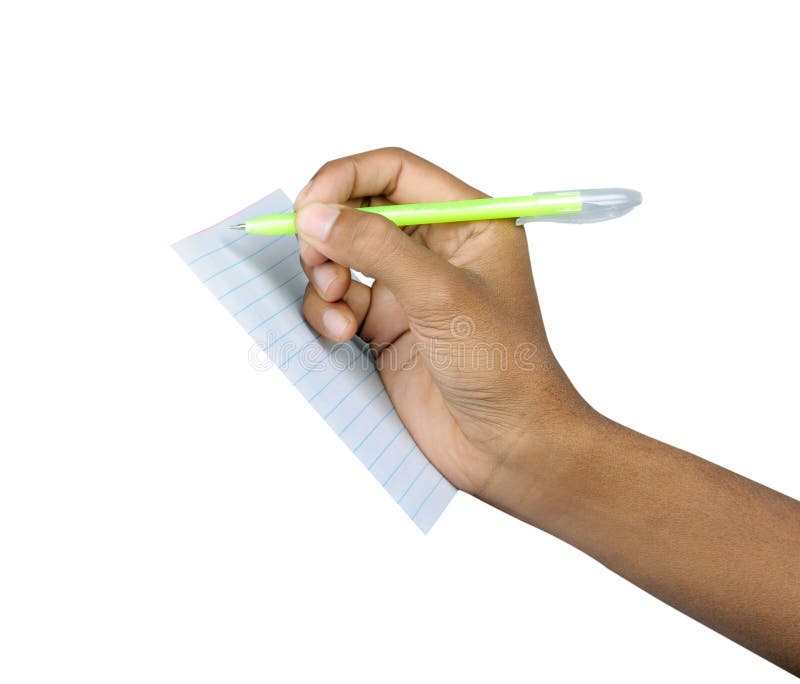 Pen with hand stock photo. Image of correction, child - 12730506