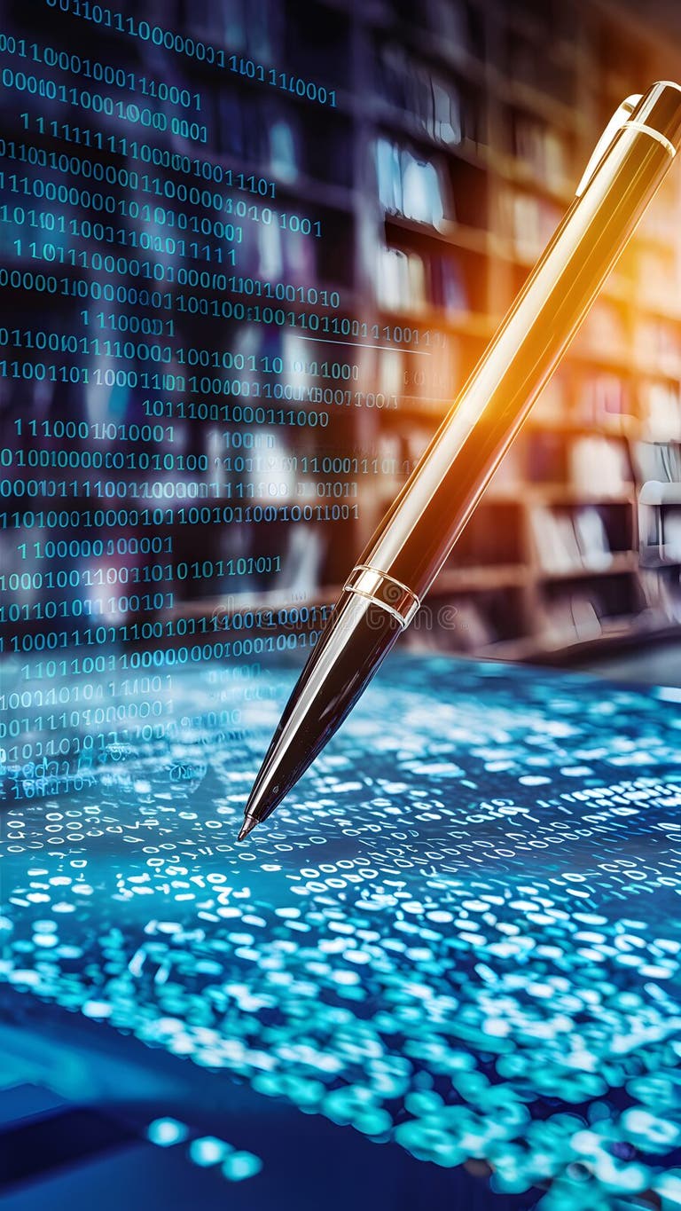 Digital Document Library Stock Illustrations – 10,867 Digital Document ...