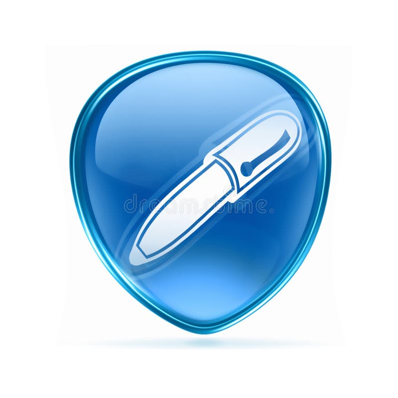 Pen icon blue. stock illustration. Illustration of page - 294667462
