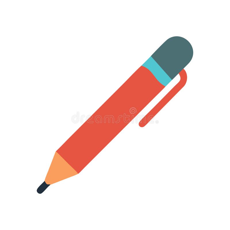 Pen Icon for Writing and Drawing Stock Vector - Illustration of visual ...