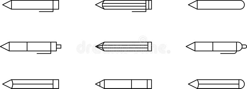 Pen Icon. Pencil Line Icon. Edit Symbol. Pen Marker. Pencil or Pen Icon ...