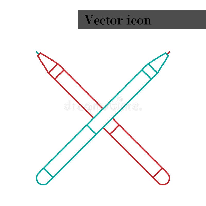 Ballpoint Pens Two Stock Illustrations – 18 Ballpoint Pens Two Stock ...