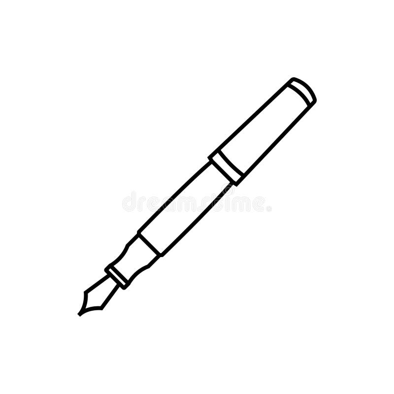 Pen icon vector stock illustration. Illustration of graphic - 300227945