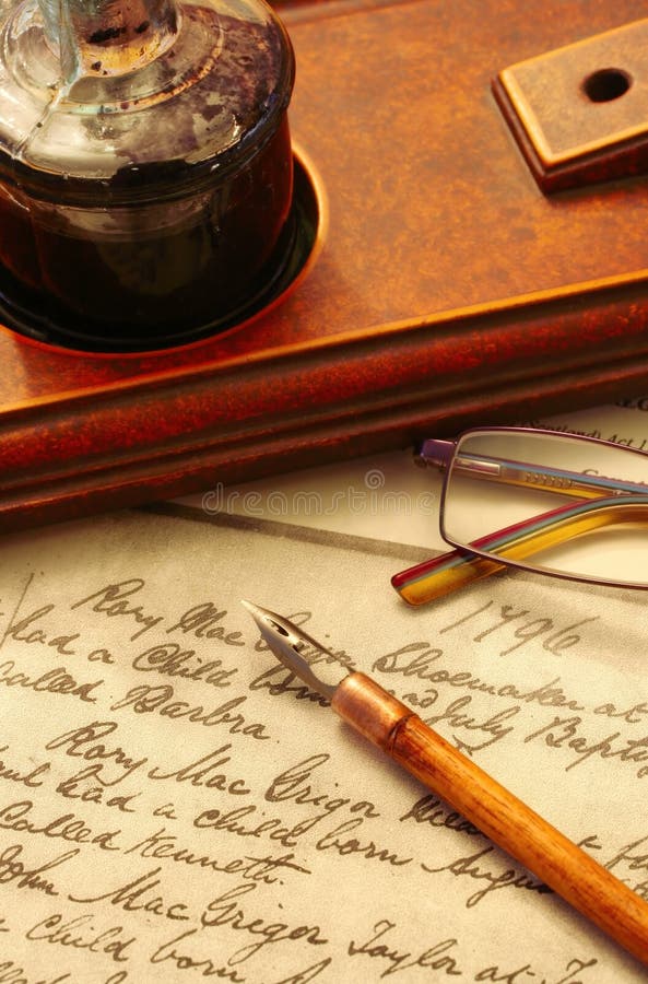 Vintage Writing Set stock photo. Image of antique, retro - 6883760