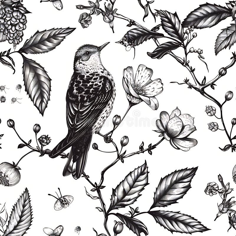 Flower Illustrations Ink Stock Illustrations – 7,604 Flower ...