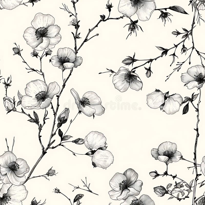 Flower Repeating Pattern Stock Illustrations – 77,038 Flower Repeating ...