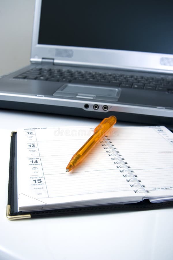 Pen and laptop stock image. Image of electronic, monitor - 1808475