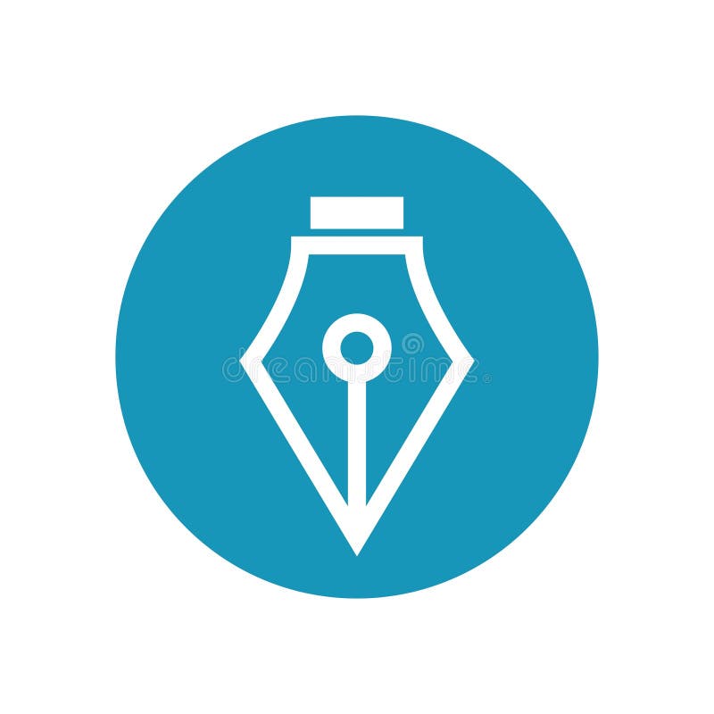 Pen logo icon design stock vector. Illustration of template - 350247224