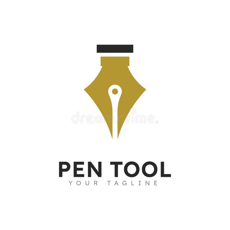 Pen Logo Tool Gradient Colorful Style Vector Stock Vector ...
