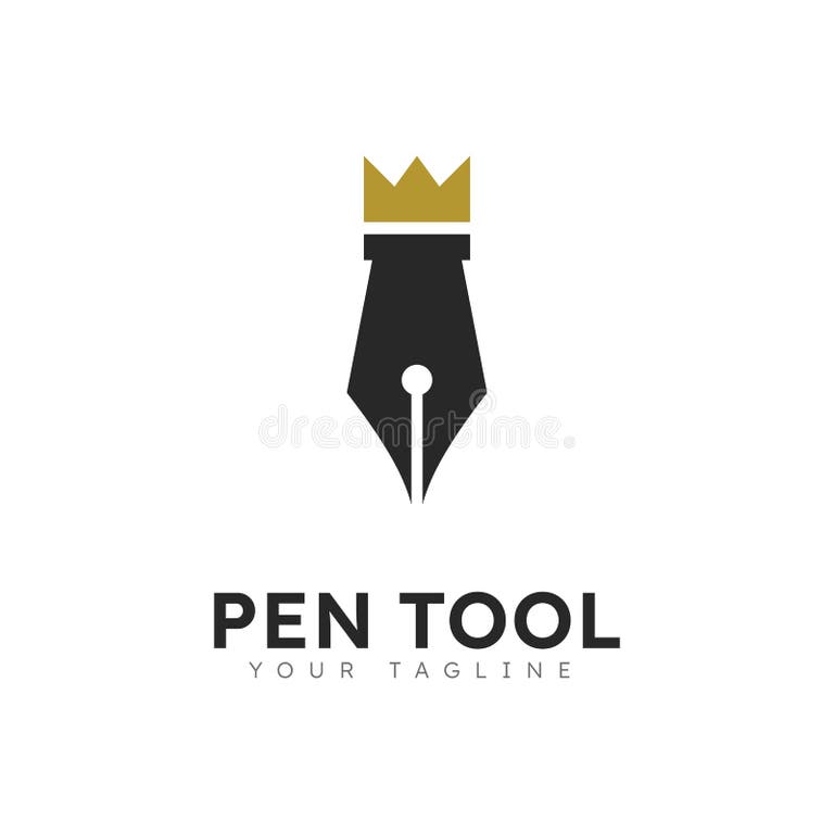 Pen Logo Tool Gradient Colorful Style Vector Stock Vector ...