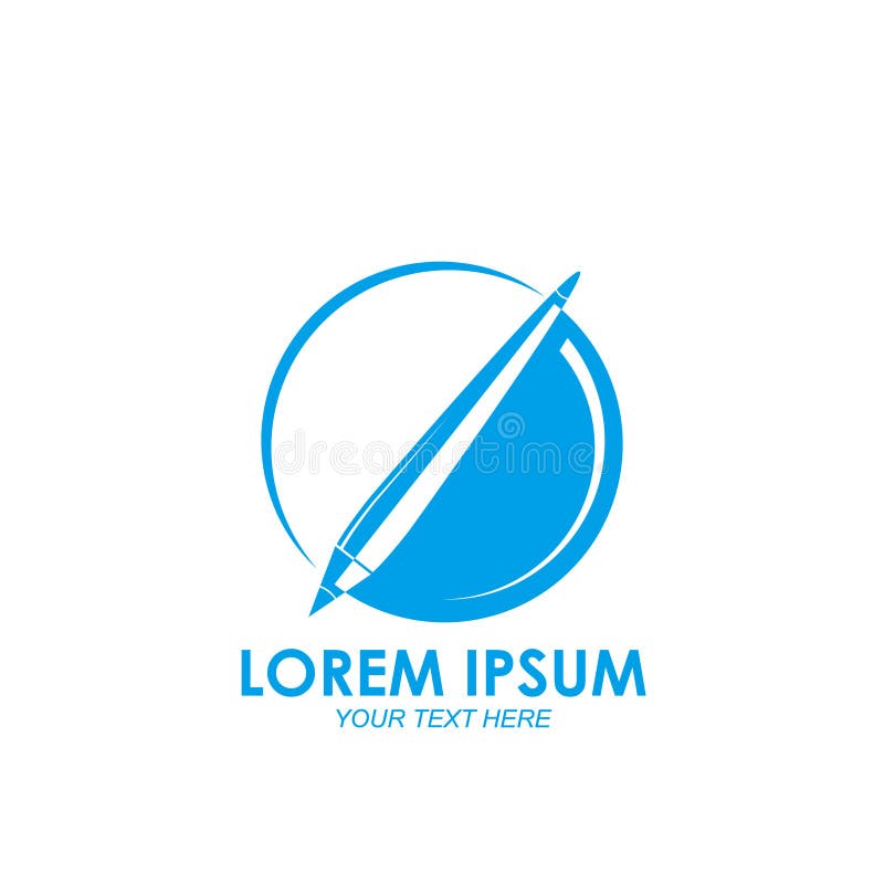 Pen Logo. Vector Illustration for Logo, Websites, Apps, Stickers and ...