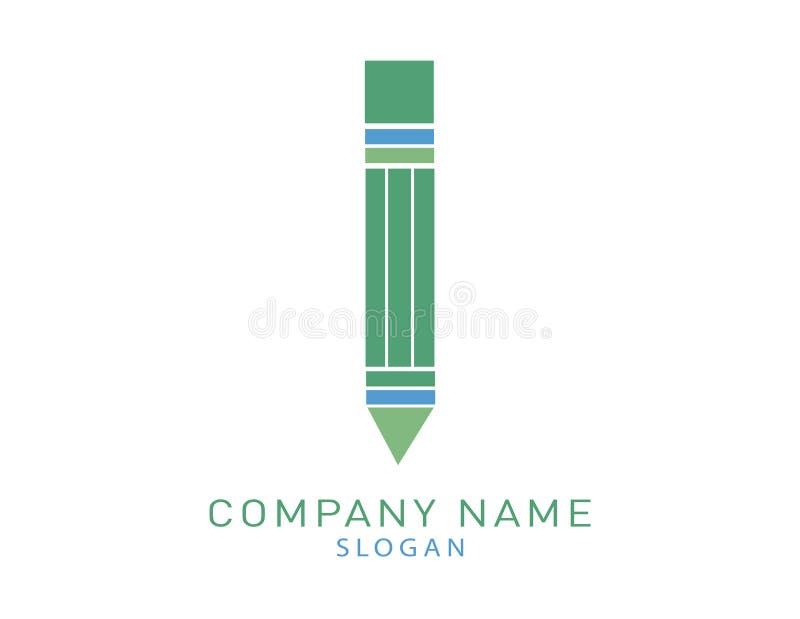 Green pen design stock illustration. Illustration of abstract - 104554029