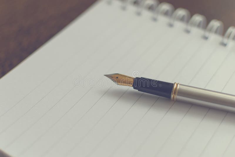 Pen stock photo. Image of think, notebook, paper, writing - 50221090