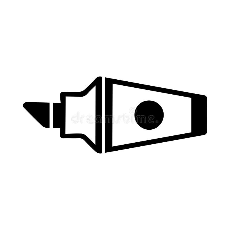 Pen, Marker, Highlighter, Underline Pen, Marker Highlighter Icon Stock ...