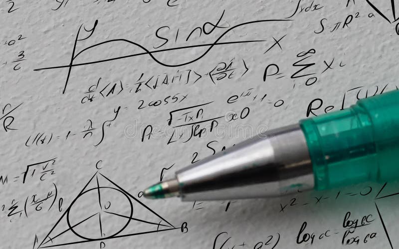 Pen on Mathematic Formula Exercise Test Paper in Education School ...
