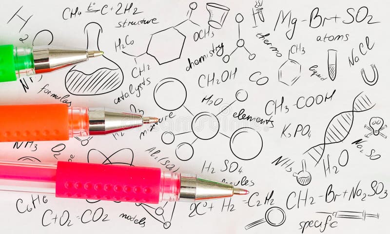 Pen on Mathematic Formula Exercise Test Paper in Education School ...