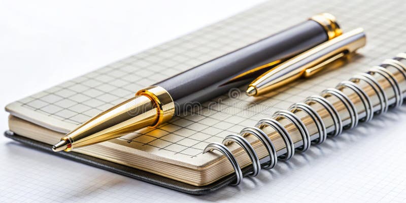Pen Mockup for Writing Notes and Office Tasks Stock Illustration ...