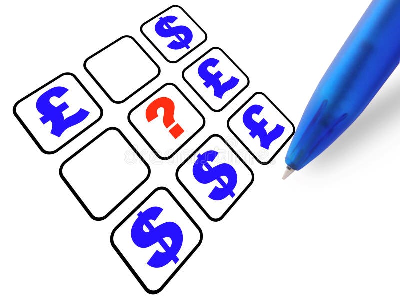 Pen&money Symbols Picture. Image: 8273000