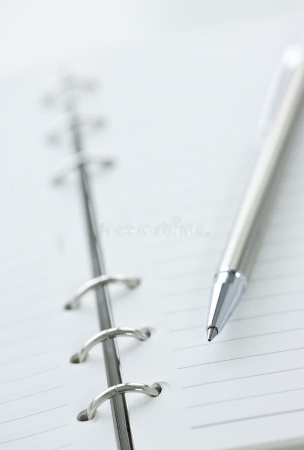 Pen and note stock photo. Image of notebook, binder, diary - 11049630