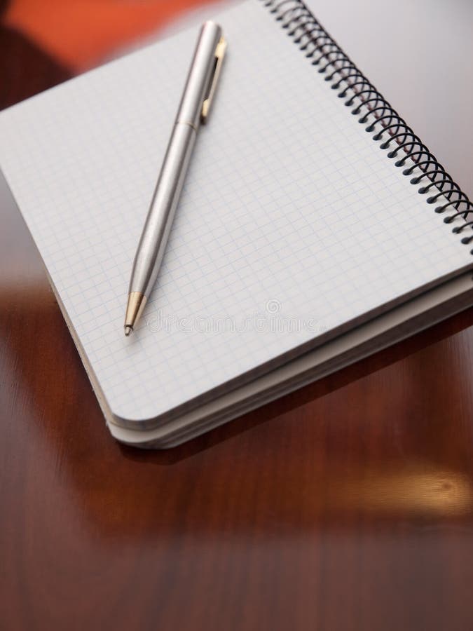 Pen and paper stock image. Image of private, stationary - 1240011