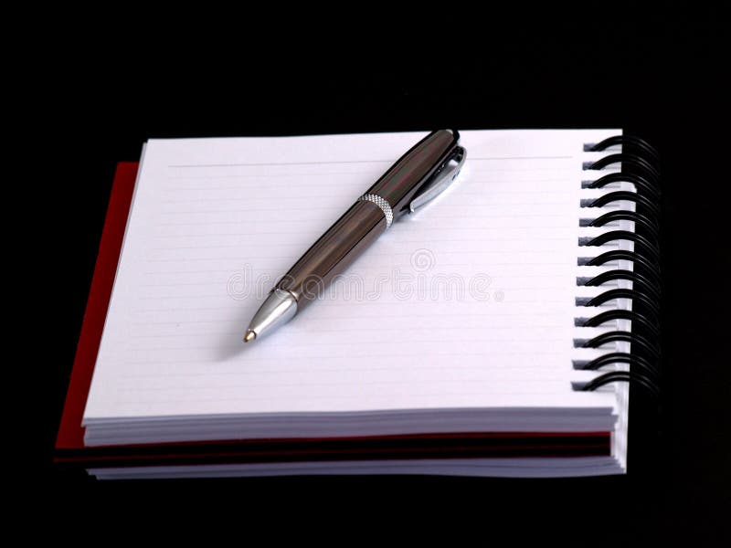 Pen On Notebook Picture. Image: 4212776