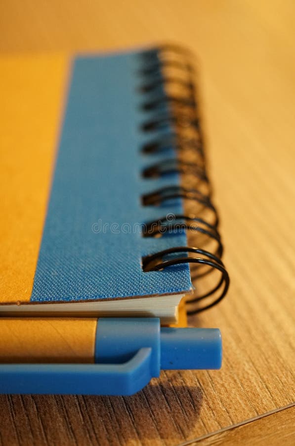 Pen and notebook stock photo. Image of close, ring, notebook - 50934014